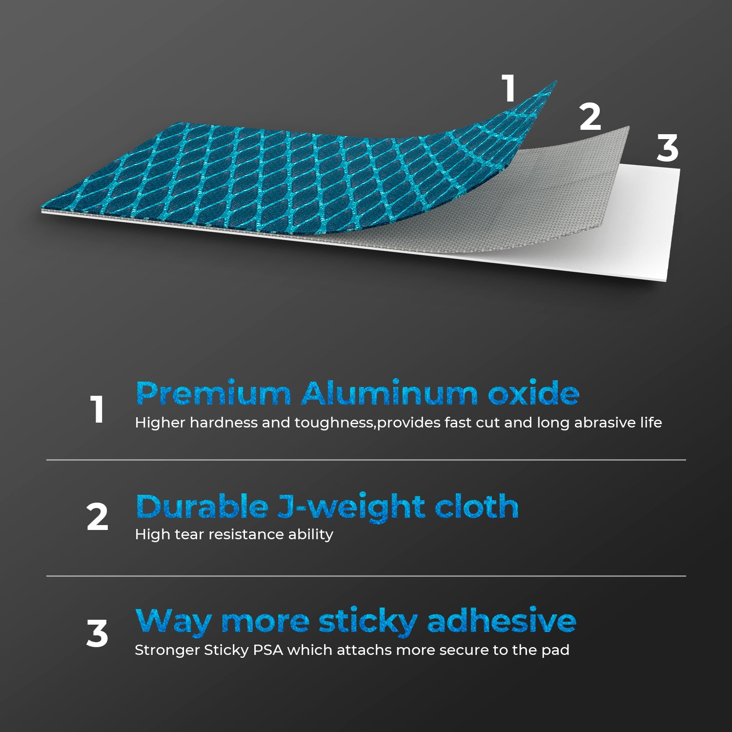 Diamond Shape Sandpaper Roll, 10 Yard Longboard Self Adhesive Sanding